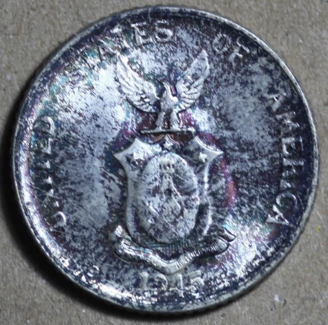 Philippines USPI 20 Centavo 1945 D Silver Coin, Hobbies & Toys ...