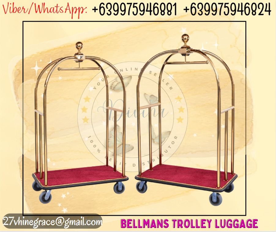 Pick Up or Deliver Trolley Bellman's Luggage, Furniture & Home Living ...