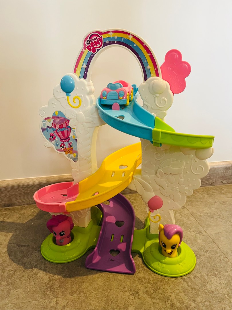 Playskool Friends My Little Pony Pinkie Pie Ride 'n Slide Ramp, Babies ...