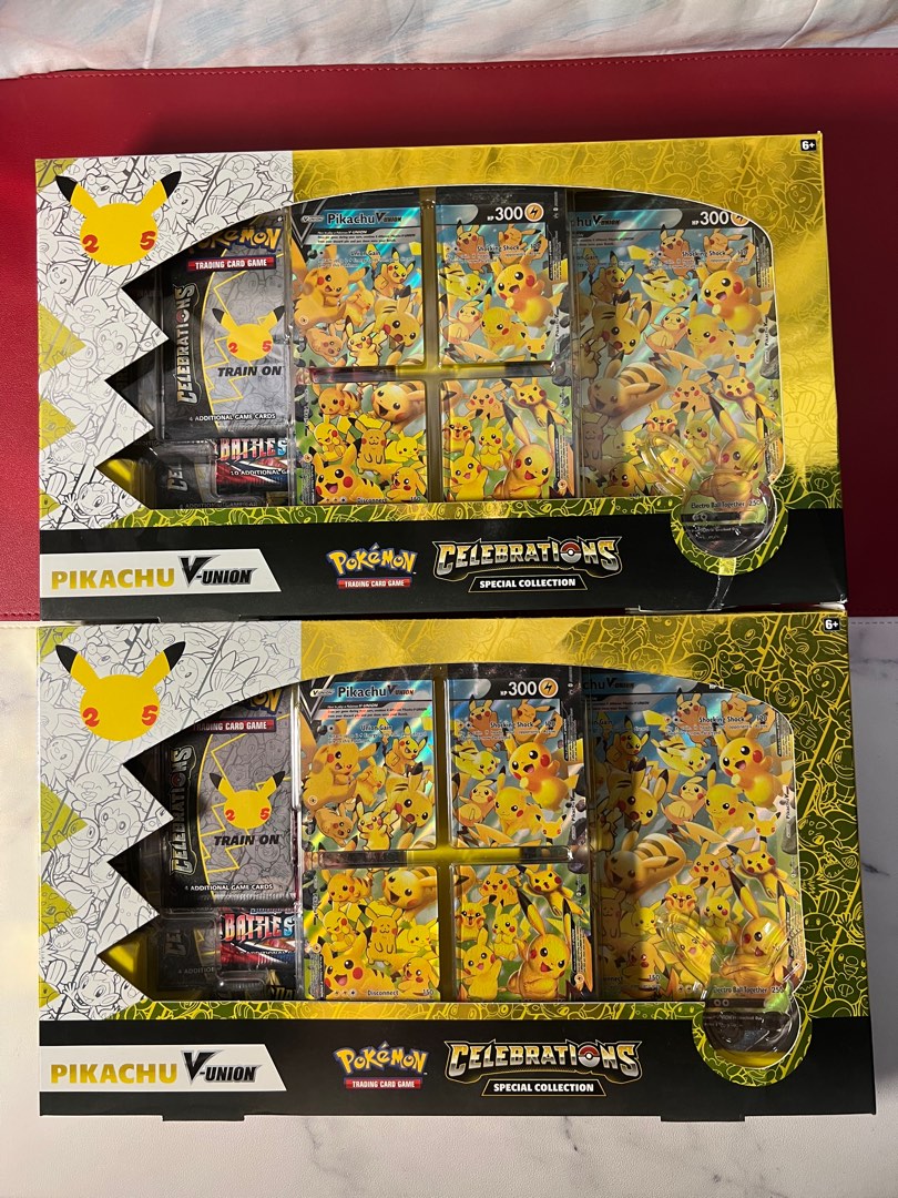 Pokemon 25th Pikachu V Union Collection Box, Hobbies & Toys, Toys ...
