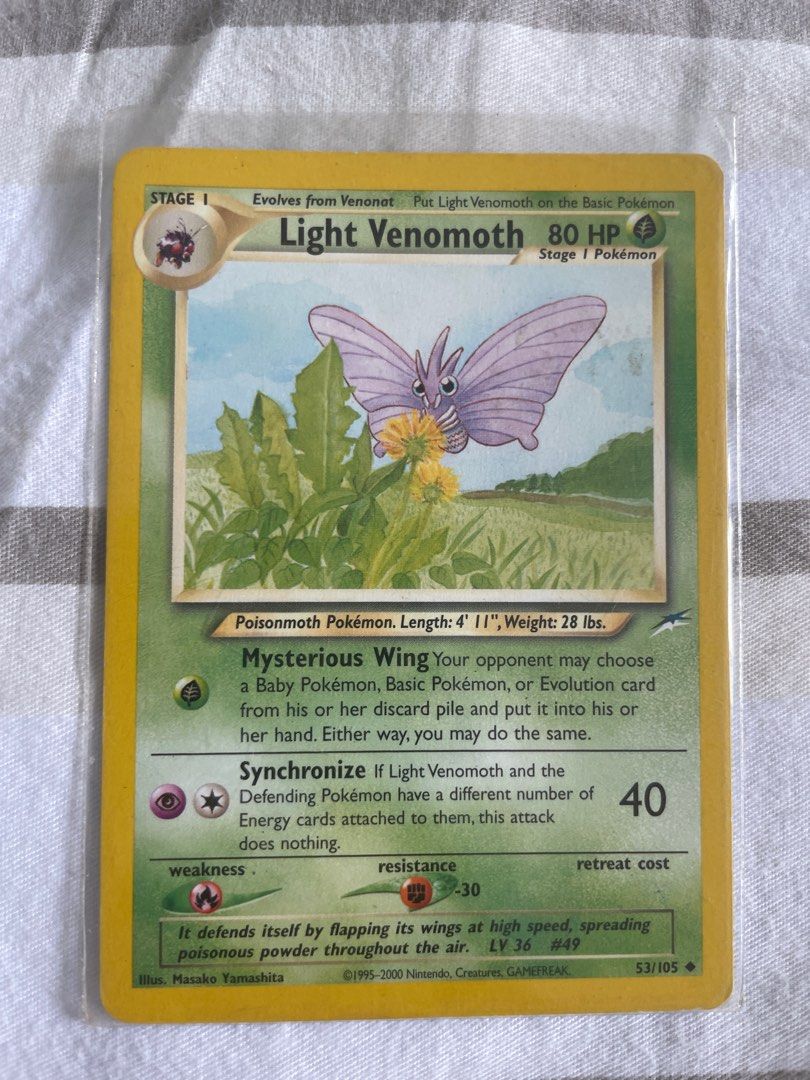 Pokemon card Light pokemon, Hobbies & Toys, Toys & Games on Carousell