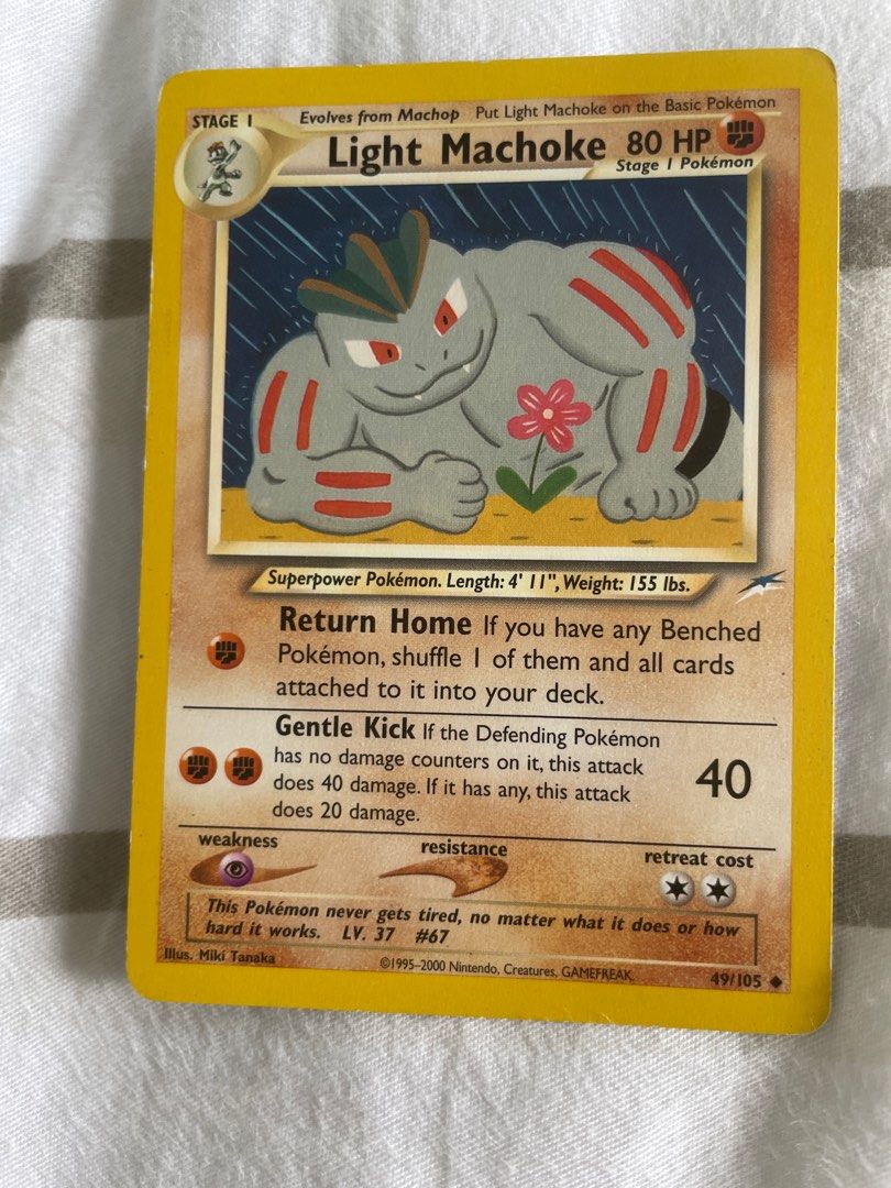 Pokemon card Light pokemon, Hobbies & Toys, Toys & Games on Carousell