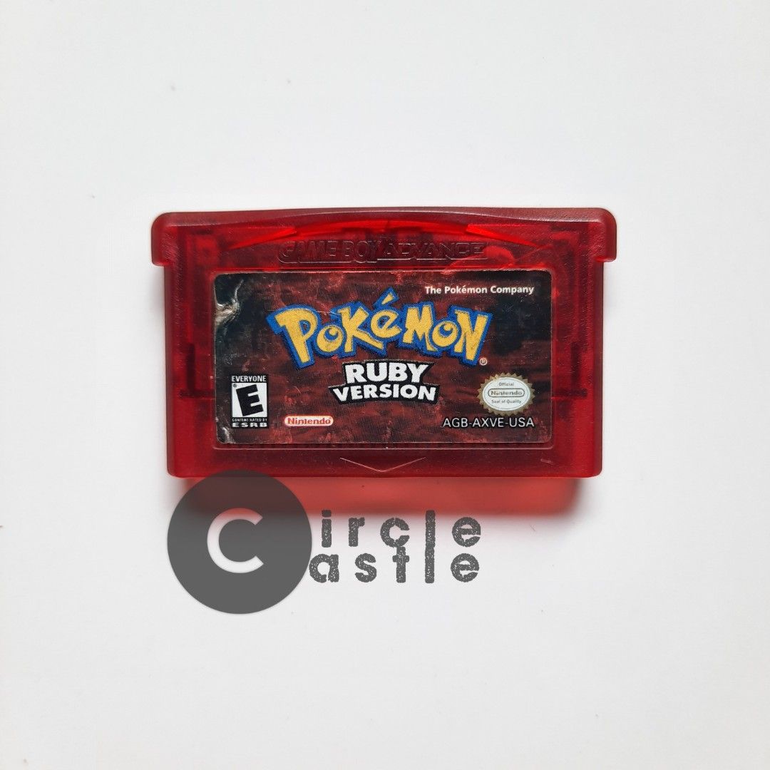 Pokemon Ruby for Gameboy Advance GBA, Video Gaming, Video Games ...