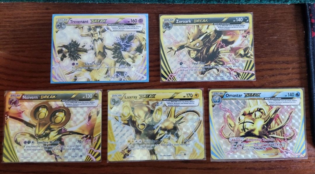 Pokemon TCG BREAK XY Evolutions Breakthrough Fates Collide Breakpoint ...