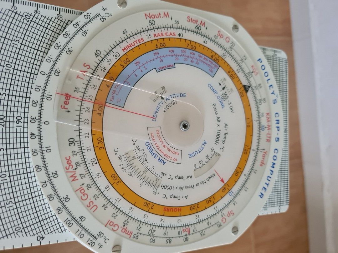 Pooley CRP5 Flight Computer & projector set, Everything Else on Carousell