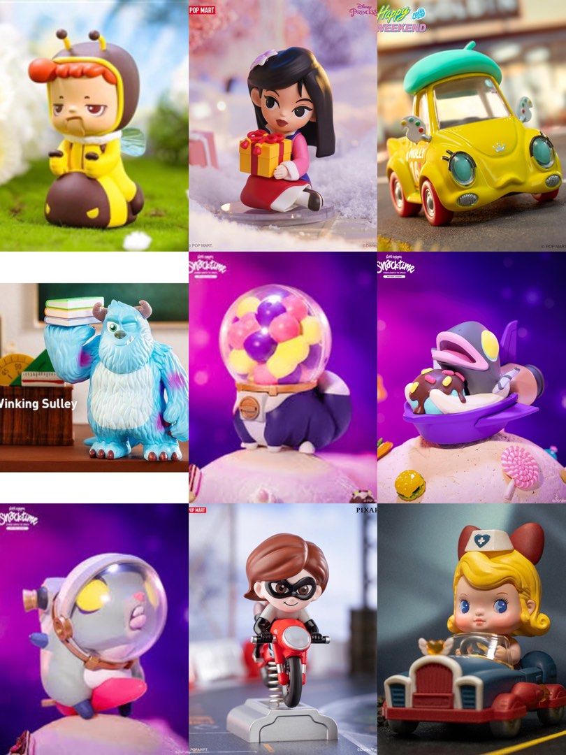 Popmart 52Toys ToyCity Blind box Molly Skullpanda Dimoo Crybaby ...