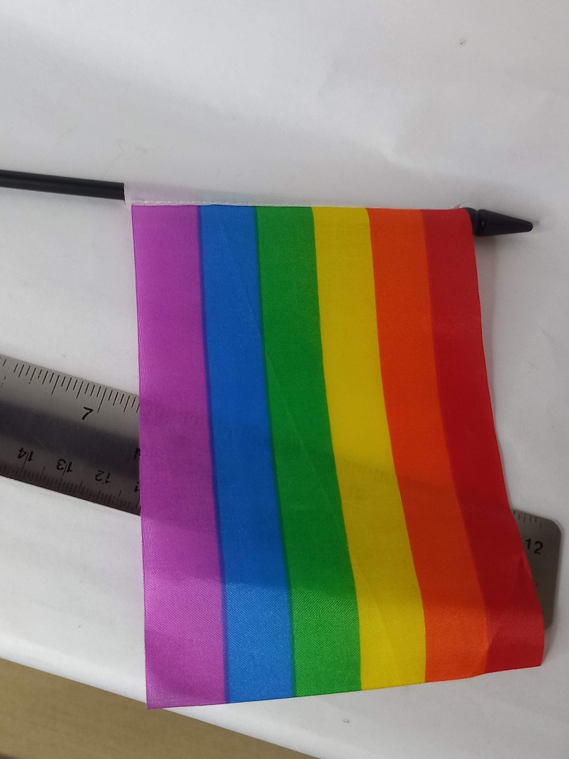 Pride Rainbow Flag for your Desk or Bulletin Board, Hobbies & Toys ...