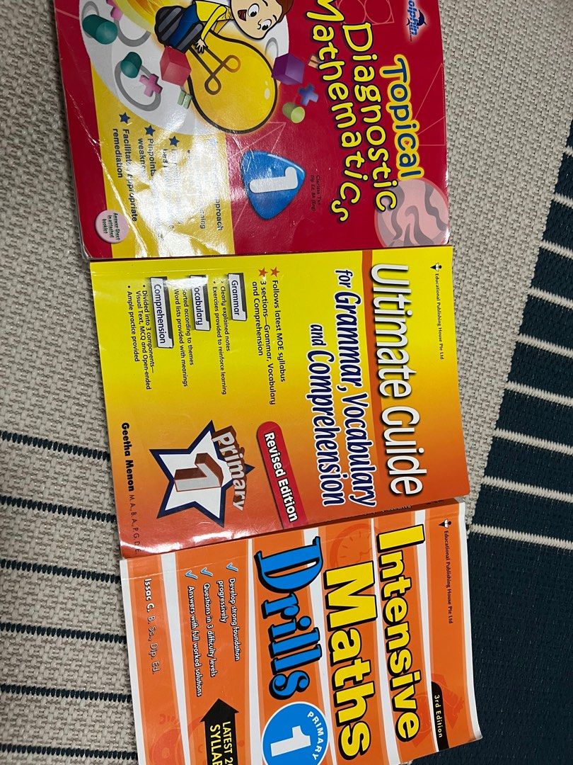 Primary 1 assessment books. All for $7, Hobbies & Toys, Books ...