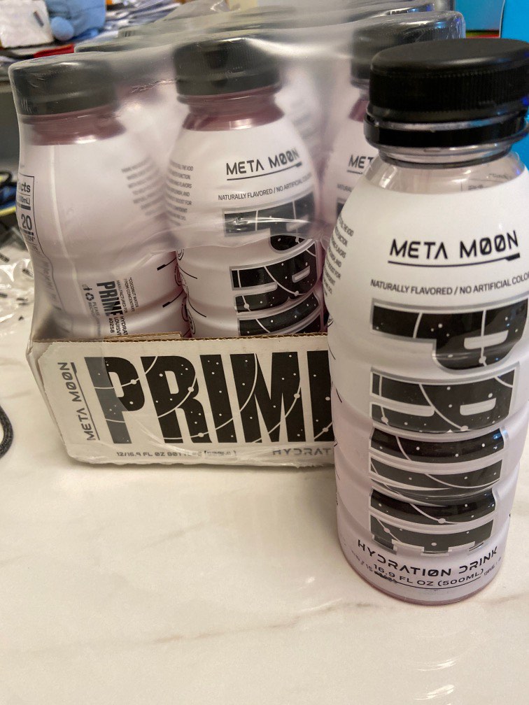 Prime Hydration meta moon, 嘢食 & 嘢飲, 飲料 - Carousell