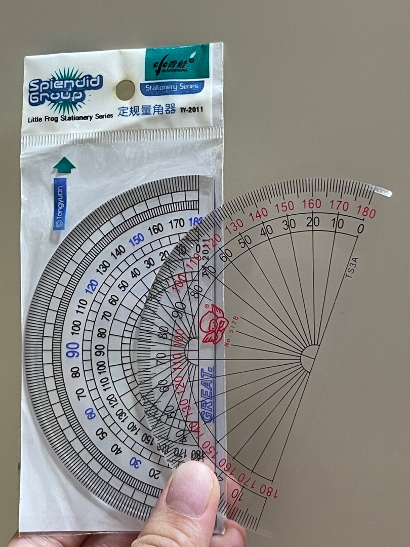 Protractor Ruler, Hobbies & Toys, Stationery & Craft, Stationery ...