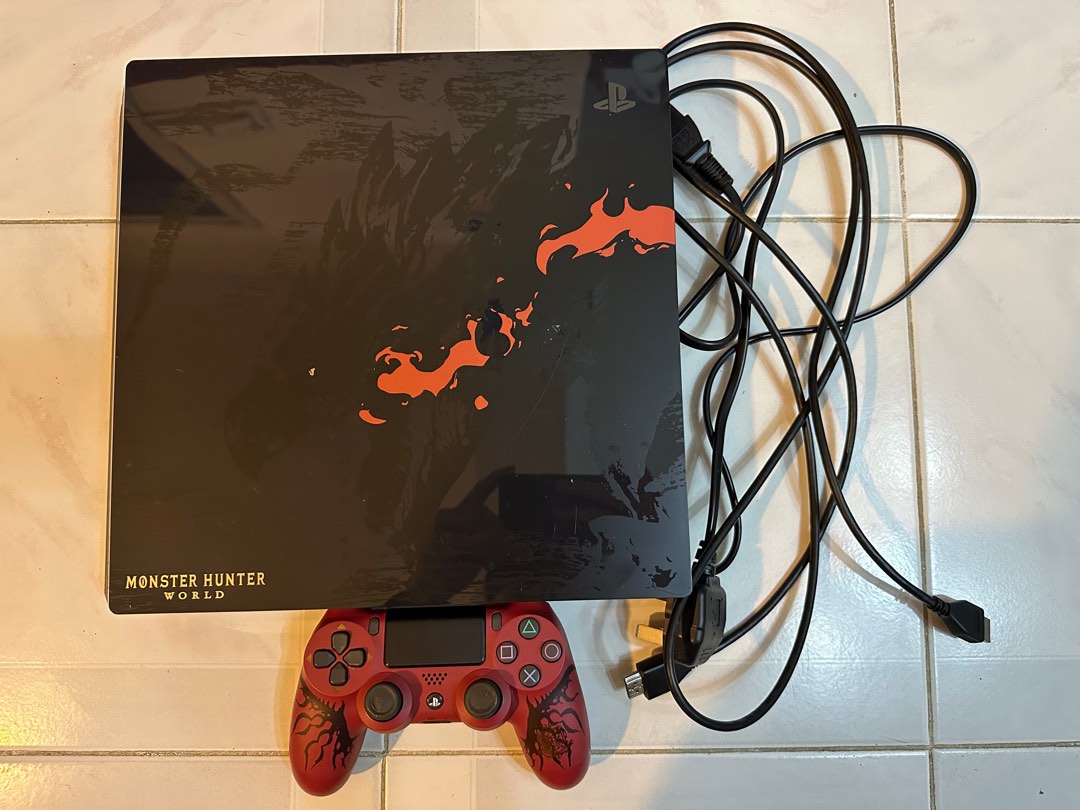 PS4 Pro 1 TB Monster Hunter特別版, 電子遊戲, 電子遊戲機, PlayStation - Carousell