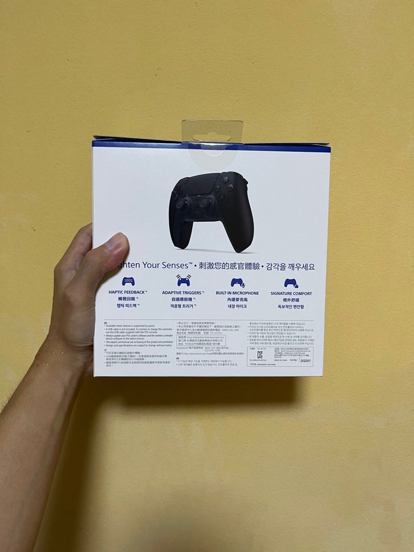 PS5 Dualsense Midnight Black Controller (SG Local Set), Video Gaming ...