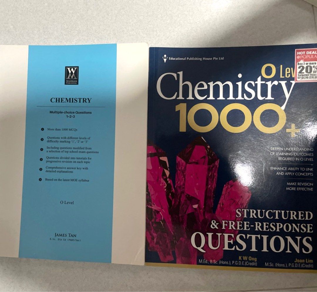Pure Chemistry O level Assessment Books, Hobbies & Toys, Books ...
