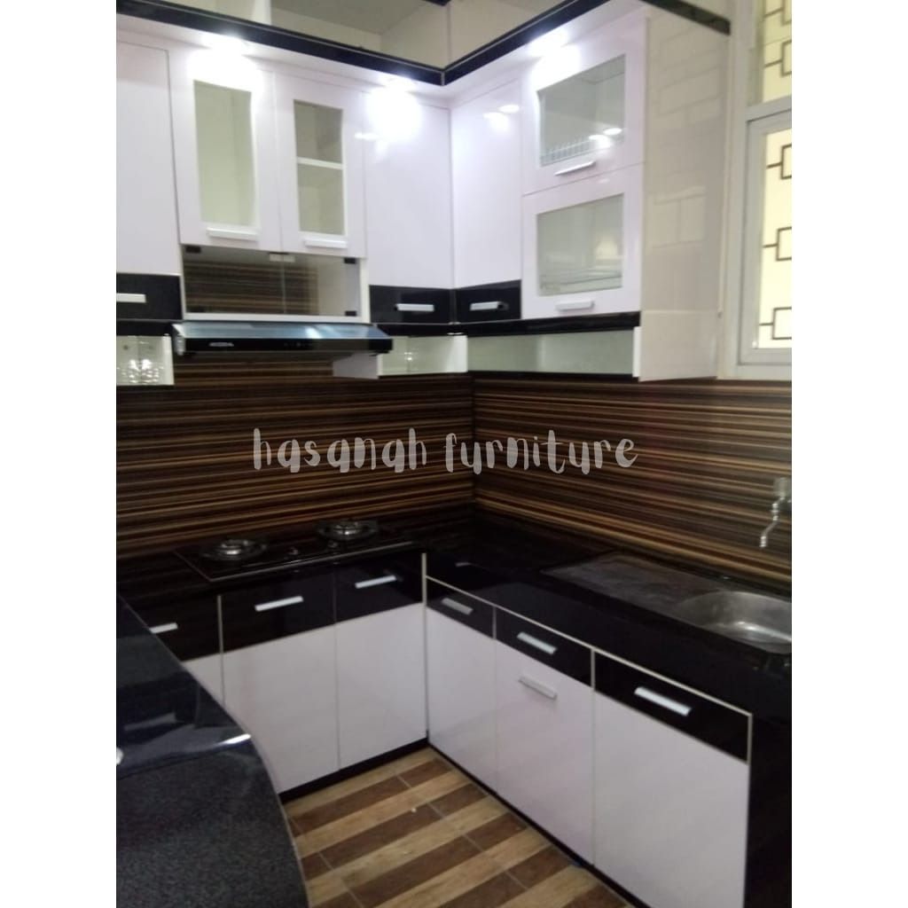 Rak Dapur Kitchen Set Atas Bwah HPL Murah Minimalis Modern Mewah ...