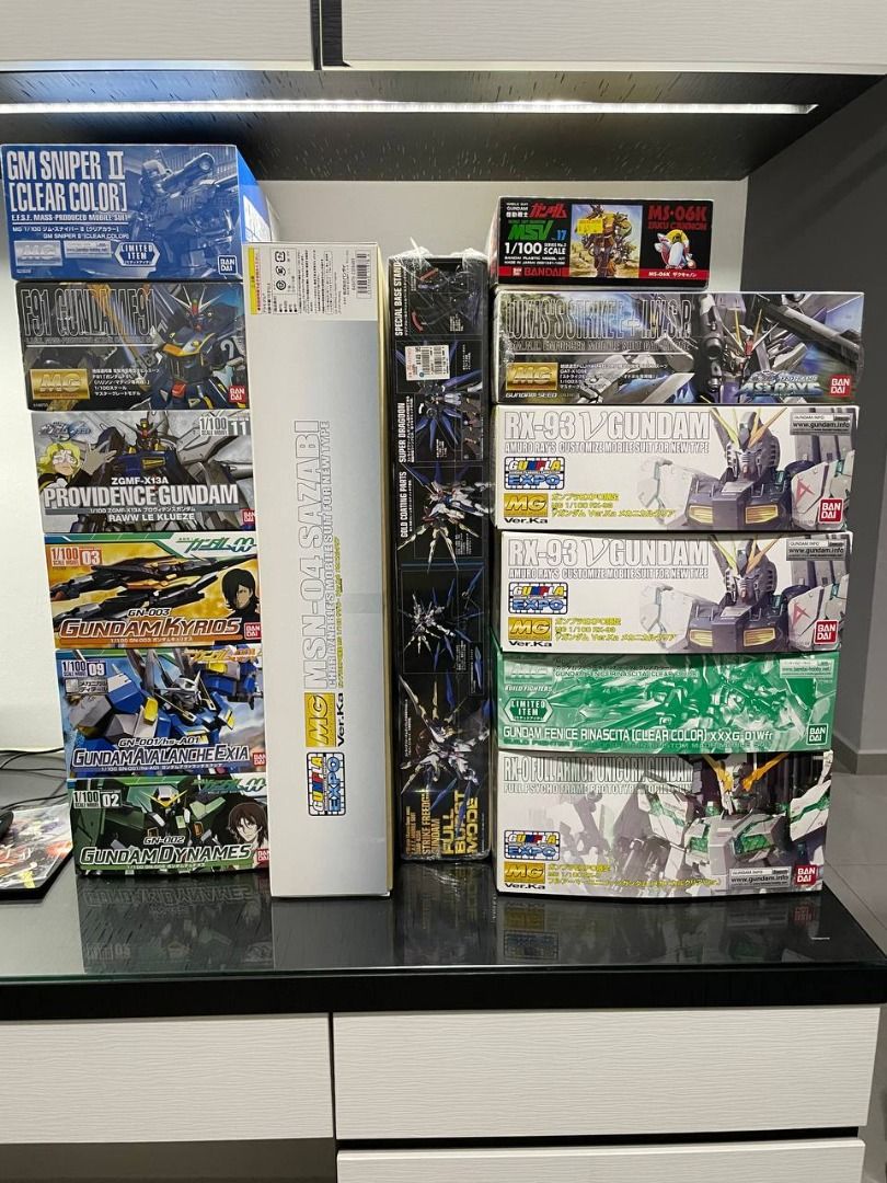 RARE MG & NG GUNPLA, Universal Century, Seed, 00 Series Gundam, Hobbies ...