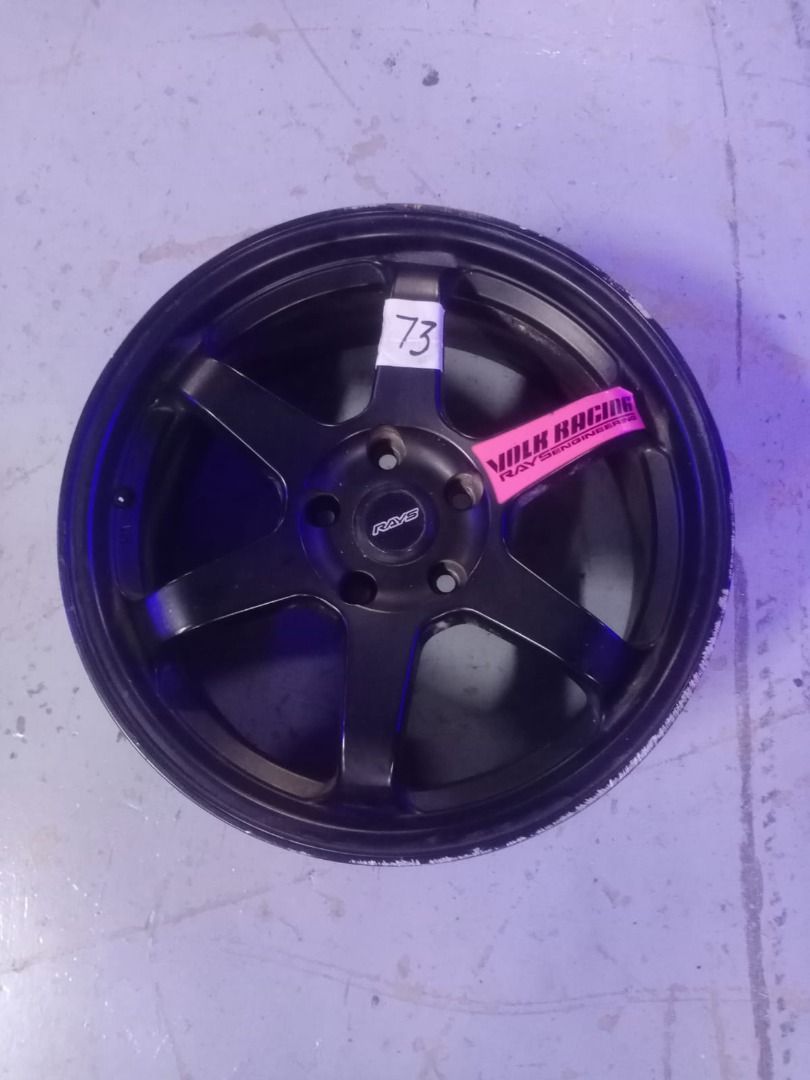 Rays Rim Set, Car Accessories, Tyres & Rims on Carousell