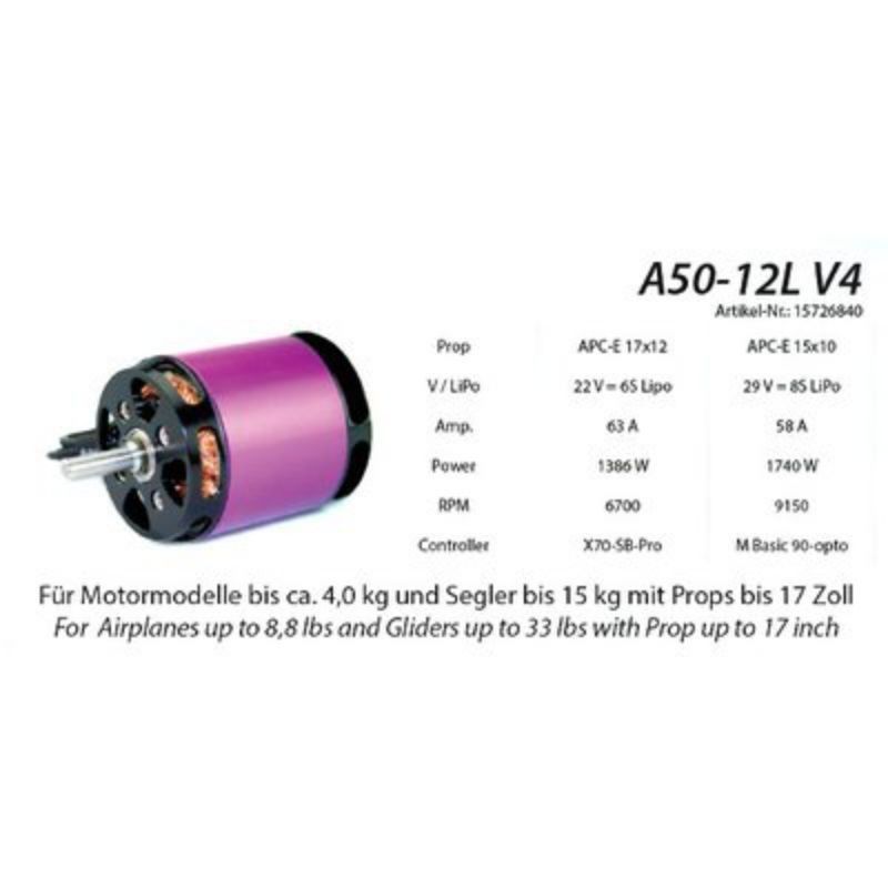 Rc electric Hacker Motor A50-12L, Hobbies & Toys, Toys & Games on Carousell