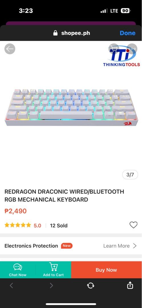 REDDRAGON DRACONIC MECHANICAL KEYBOARD, Computers & Tech, Parts ...