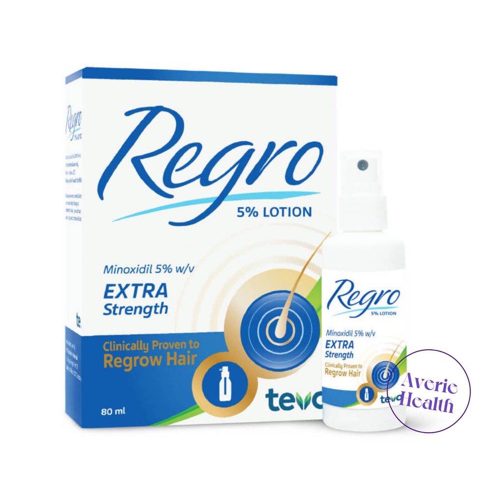Regro Minoxidil 5% Hair Scalp Lotion 80ml, Beauty & Personal Care, Hair on Carousell