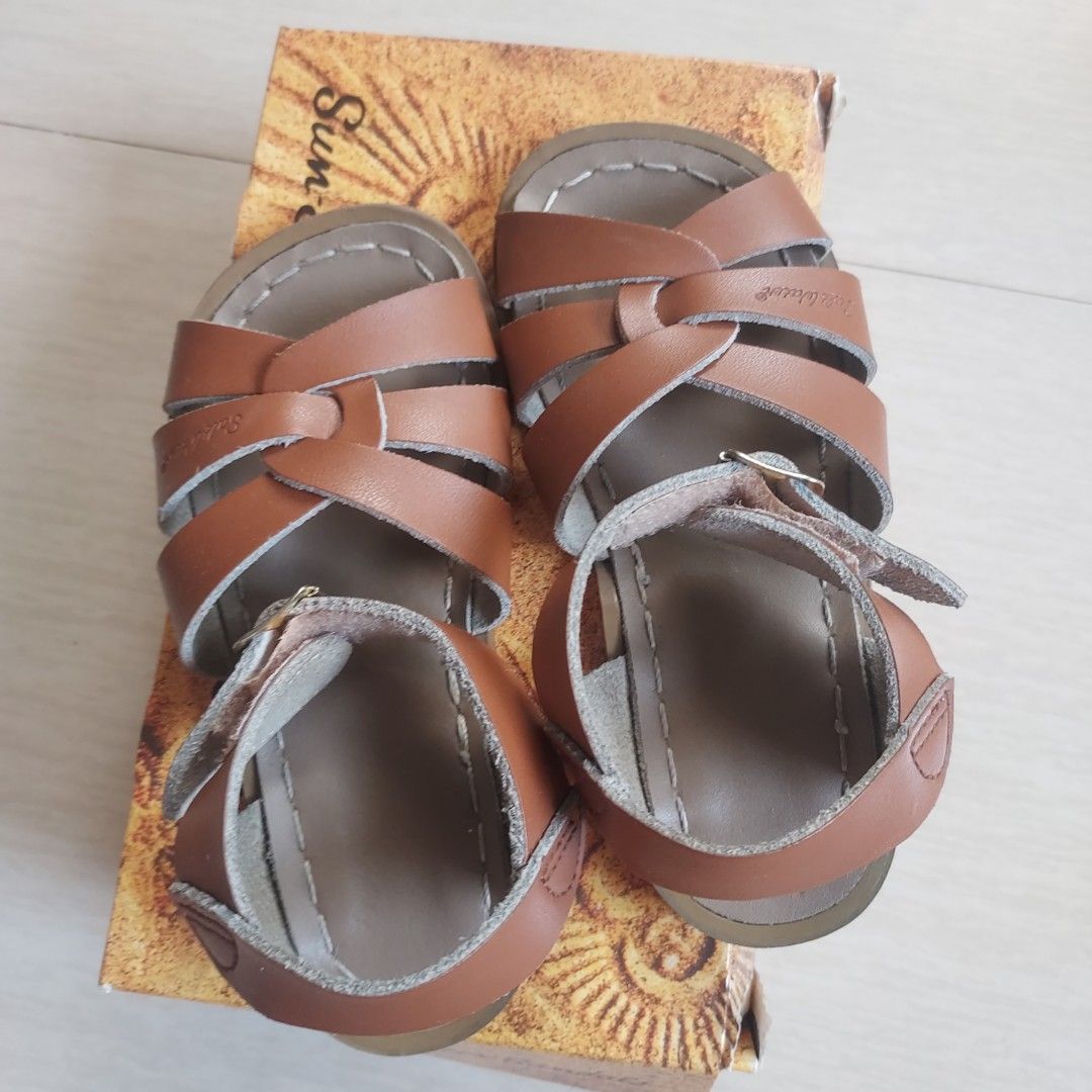 Saltwater Original Tan for Kids US10, Babies & Kids, Babies & Kids ...