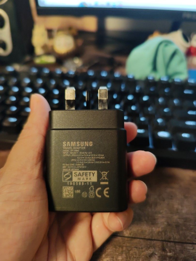 SAMSUNG 45W FAST CHARGER, Mobile Phones & Gadgets, Mobile & Gadget ...