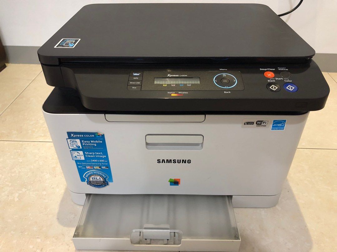 Samsung Xpress C480W Multifunction Colour Laser Printer, Computers ...