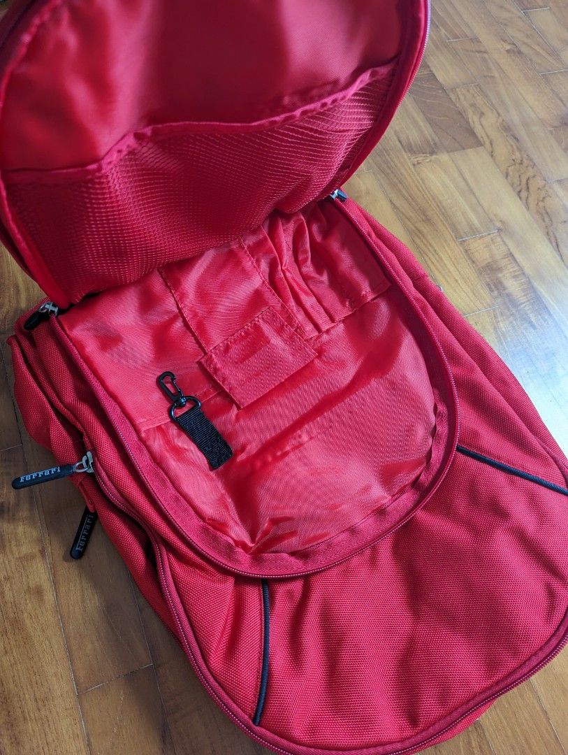 Scuderia Ferrari Red Backpack New, Men's Fashion, Bags, Backpacks on ...
