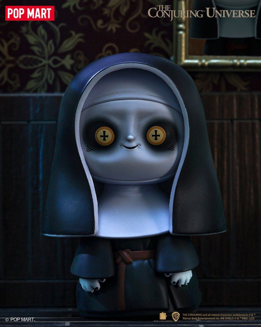Popmart the conjuring universe blind box figure (the nun), Hobbies ...