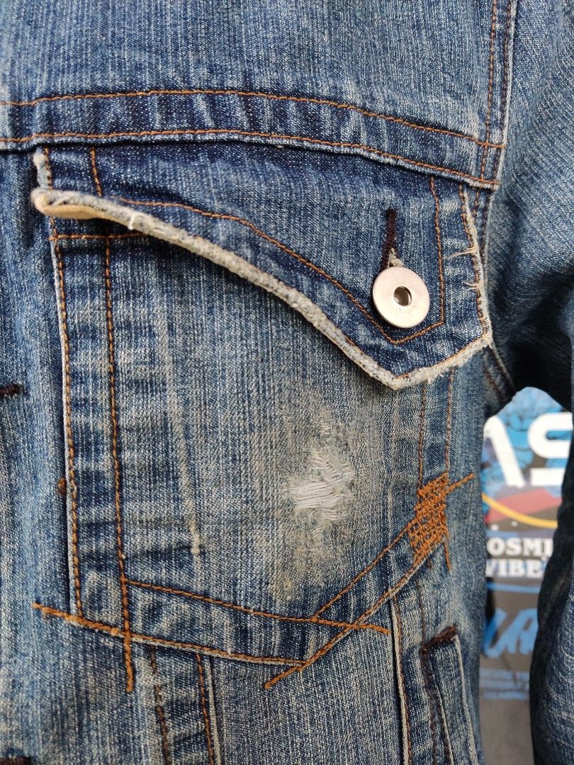 SEED PADINI DENIM JACKET, Women's Fashion, Coats, Jackets and Outerwear ...