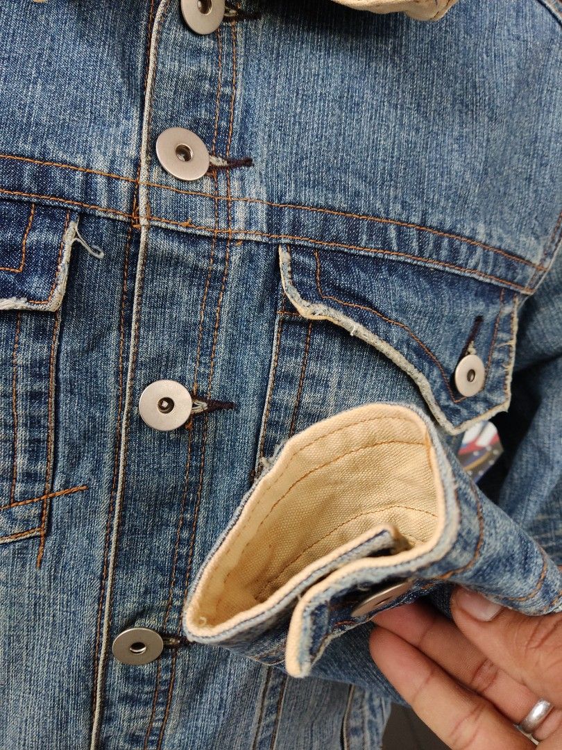 SEED PADINI DENIM JACKET, Women's Fashion, Coats, Jackets and Outerwear ...