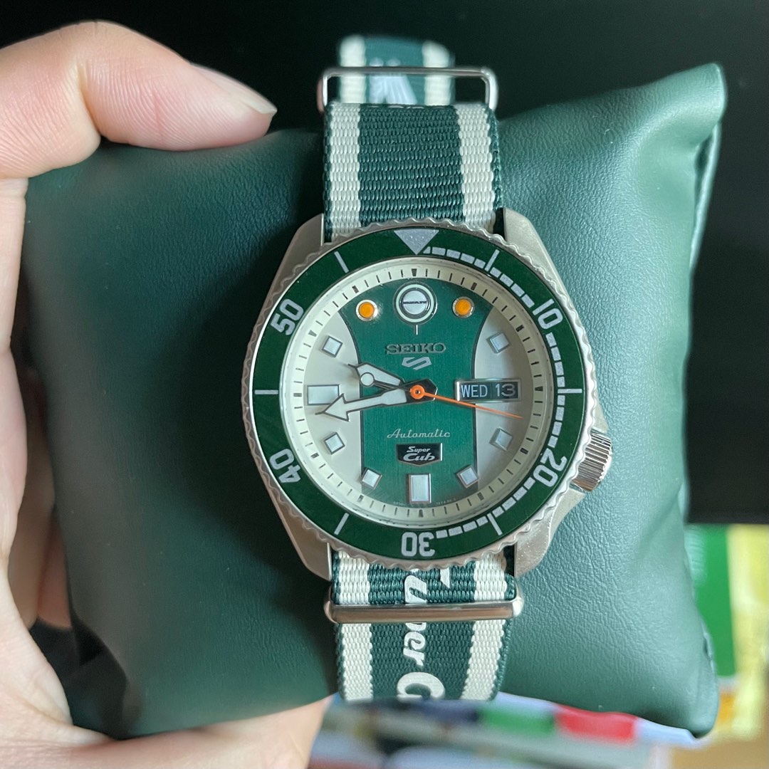Seiko 5 sports Honda super cub brand new, Luxury, Watches on Carousell