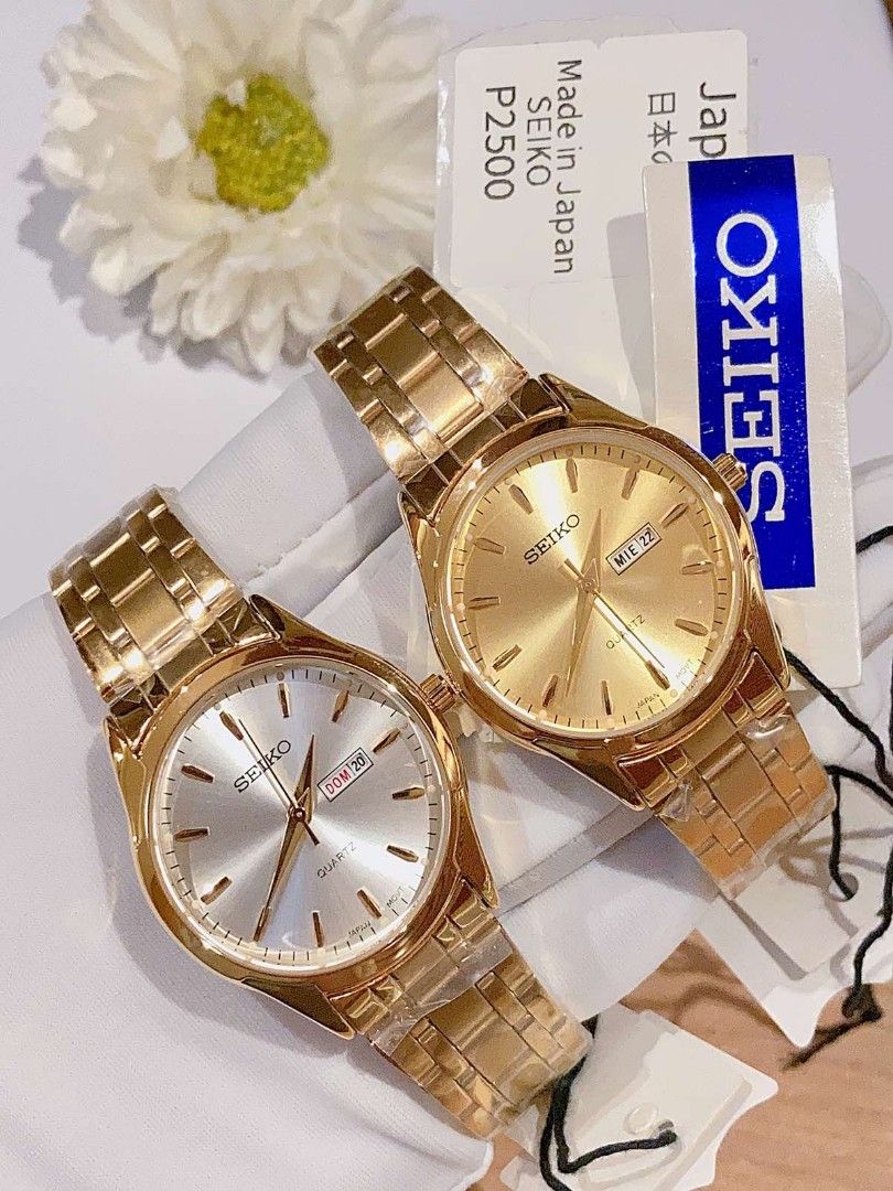 Seiko Japan gold watch, Women's Fashion, Watches & Accessories, Watches ...