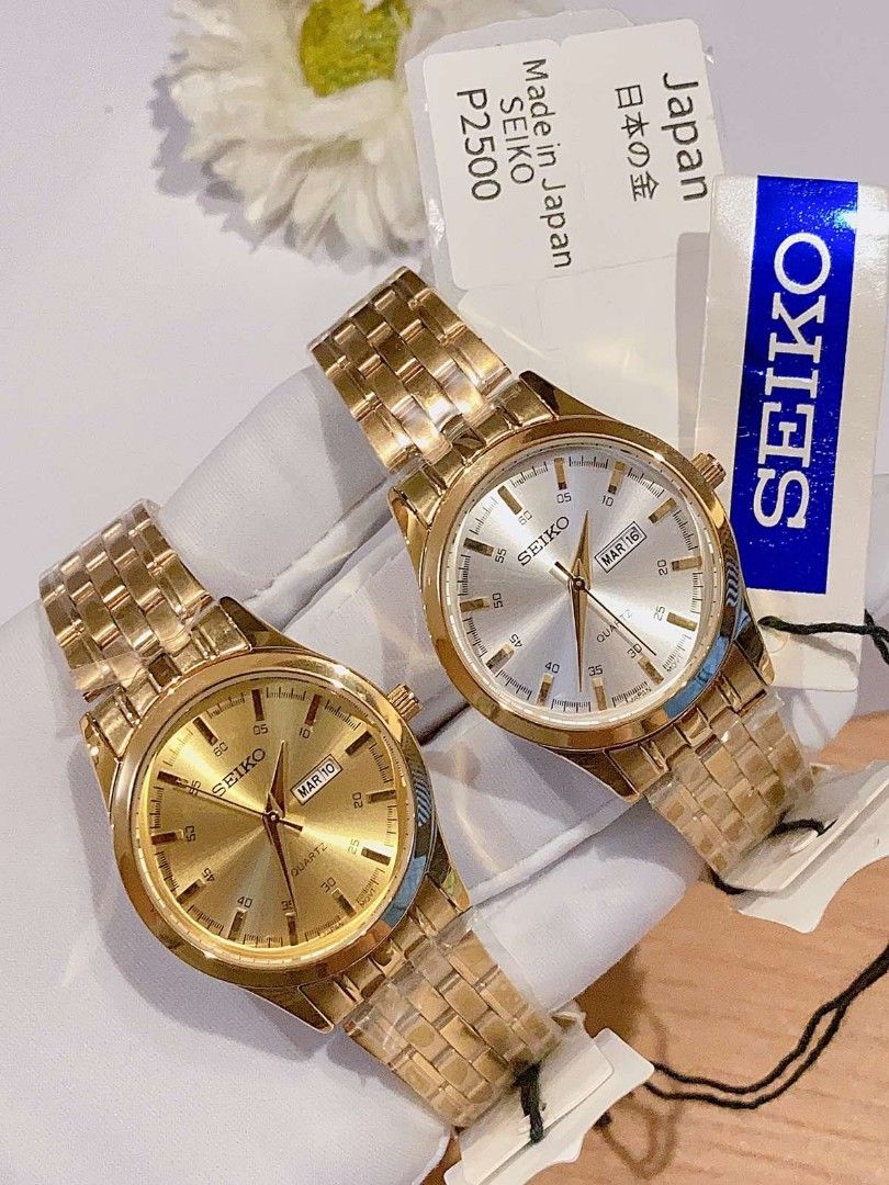 Seiko Japan gold watch, Women's Fashion, Watches & Accessories, Watches ...