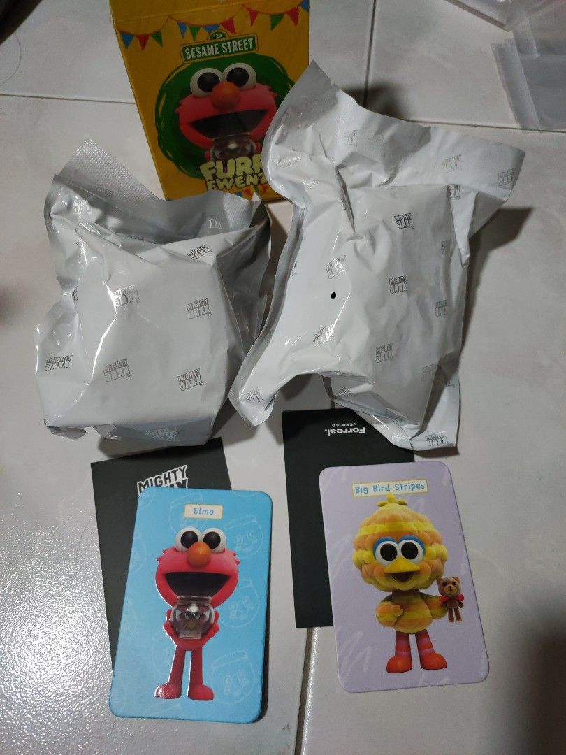 Sesame street furr fwenz blind box figurine toys elmo and big bird rare ...