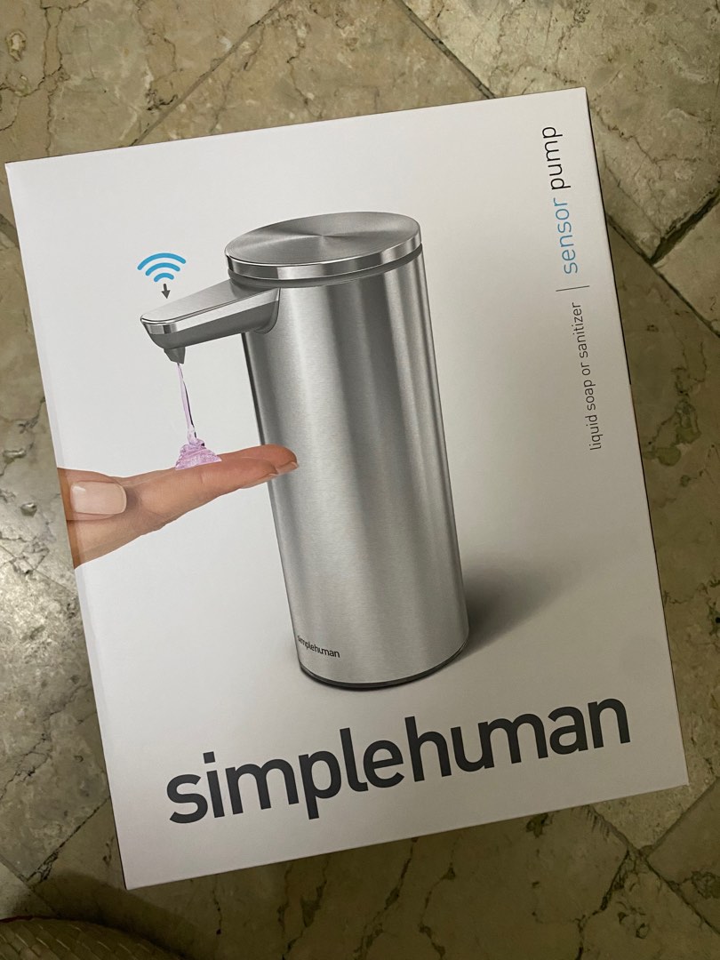 SIMPLE HUMAN Pump Sensor, Furniture & Home Living, Bathroom & Kitchen Fixtures on Carousell