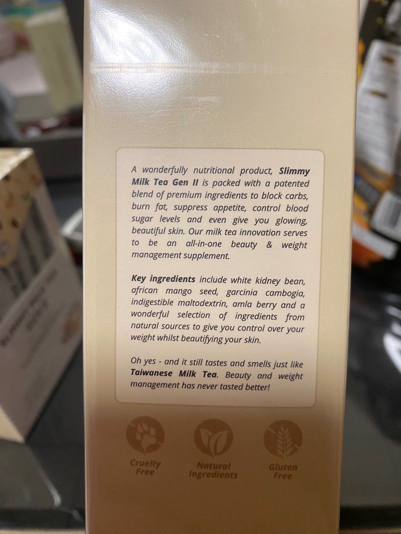SLIMMY MILK TEA (FROM DOLLAR SHAPE CLUB), Health & Nutrition, Health ...
