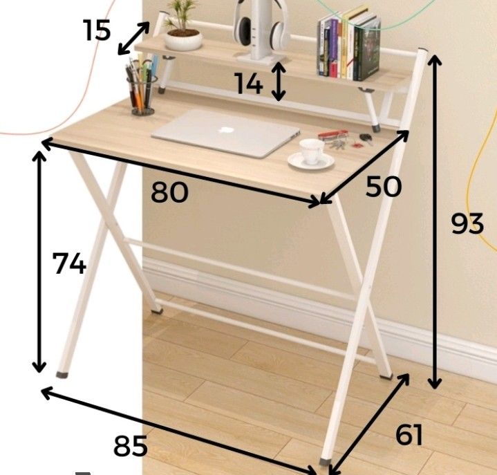 Small 80cm Study Table, Furniture & Home Living, Furniture, Tables ...