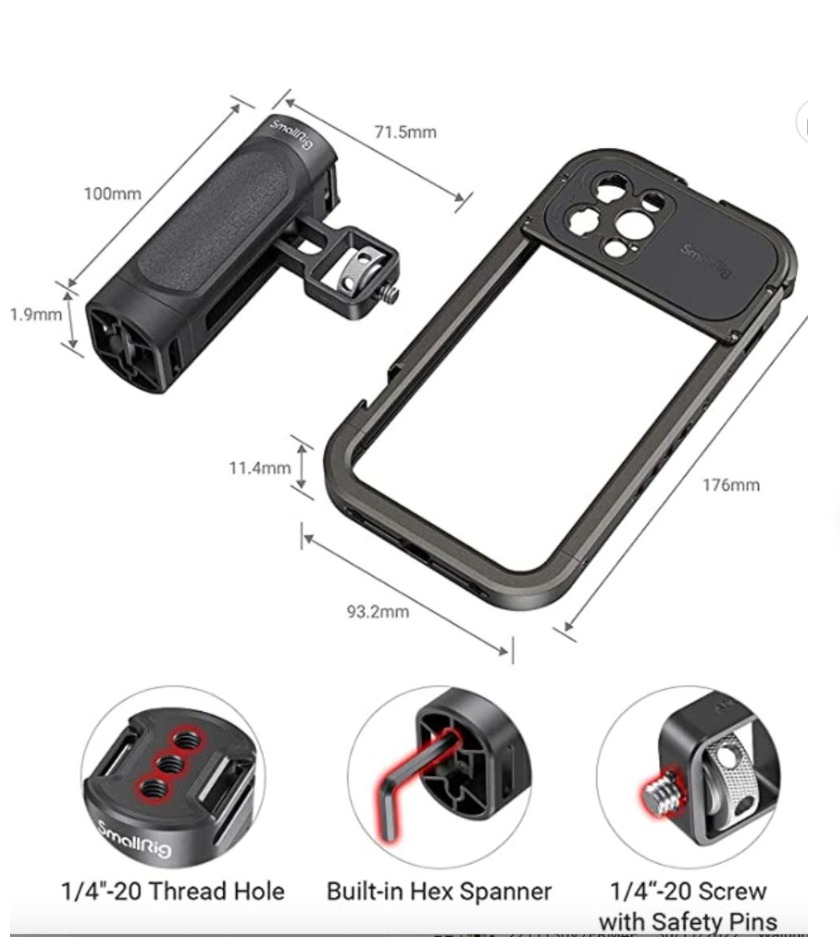 SmallRig Handheld Video Rig kit for iPhone 13 Pro Max, Aluminum Mobile ...