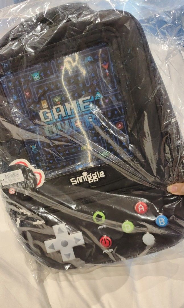 BNIB Smiggle Game Over Backpack, Babies & Kids, Babies & Kids Fashion ...