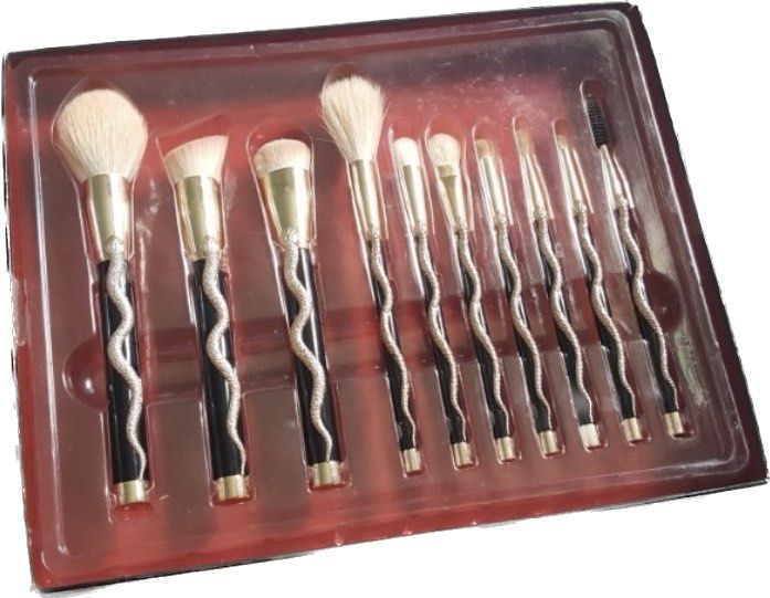 snake makeup brushes