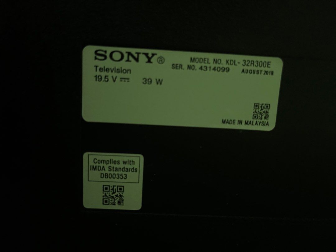 Sony Bravia 32 inch led tv (good for switch, ps5, ps4), TV & Home ...