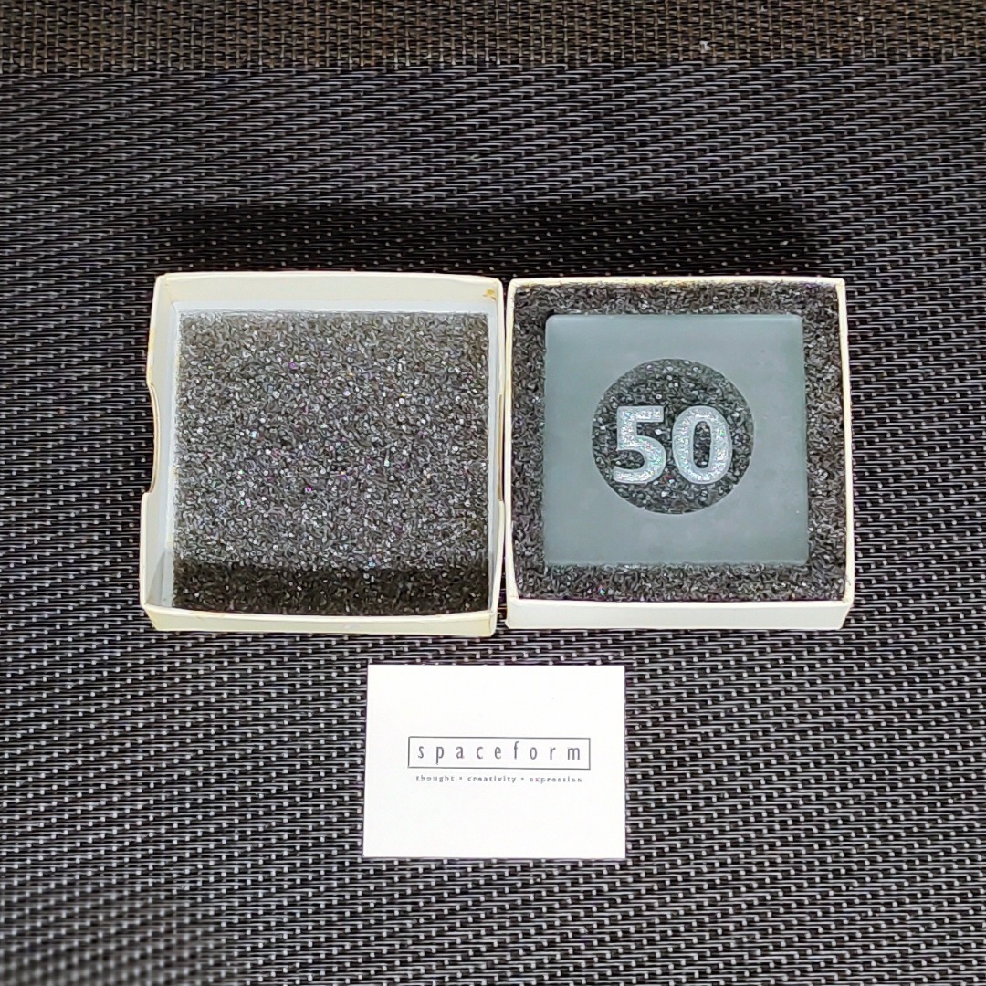 Spaceform Miniature Token, 50 Silver Glitter, Hobbies & Toys ...