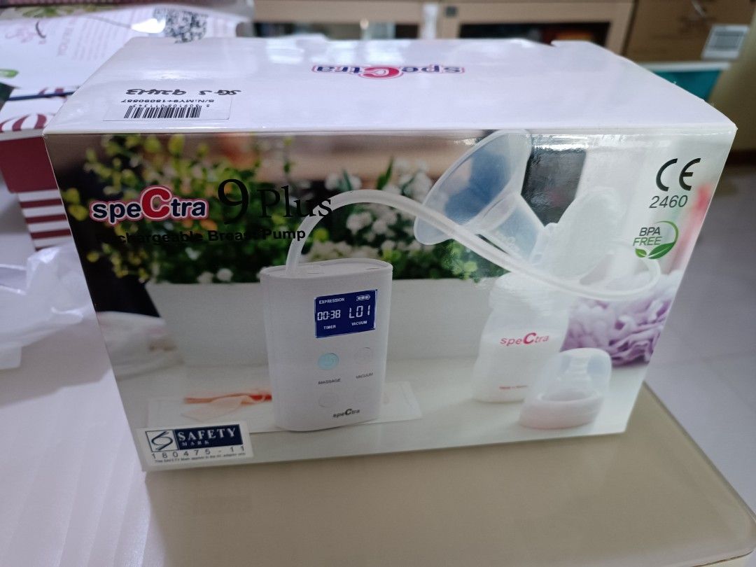 Spectra 9 Plus Rechargeable Breast Pump (Pump, tubing, backflow ...