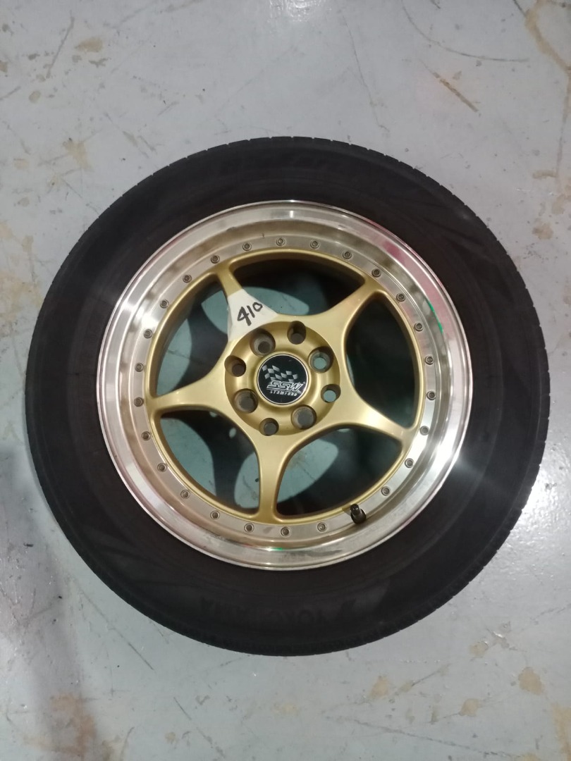 SSR Tyre and Rim Set, Car Accessories, Tyres & Rims on Carousell
