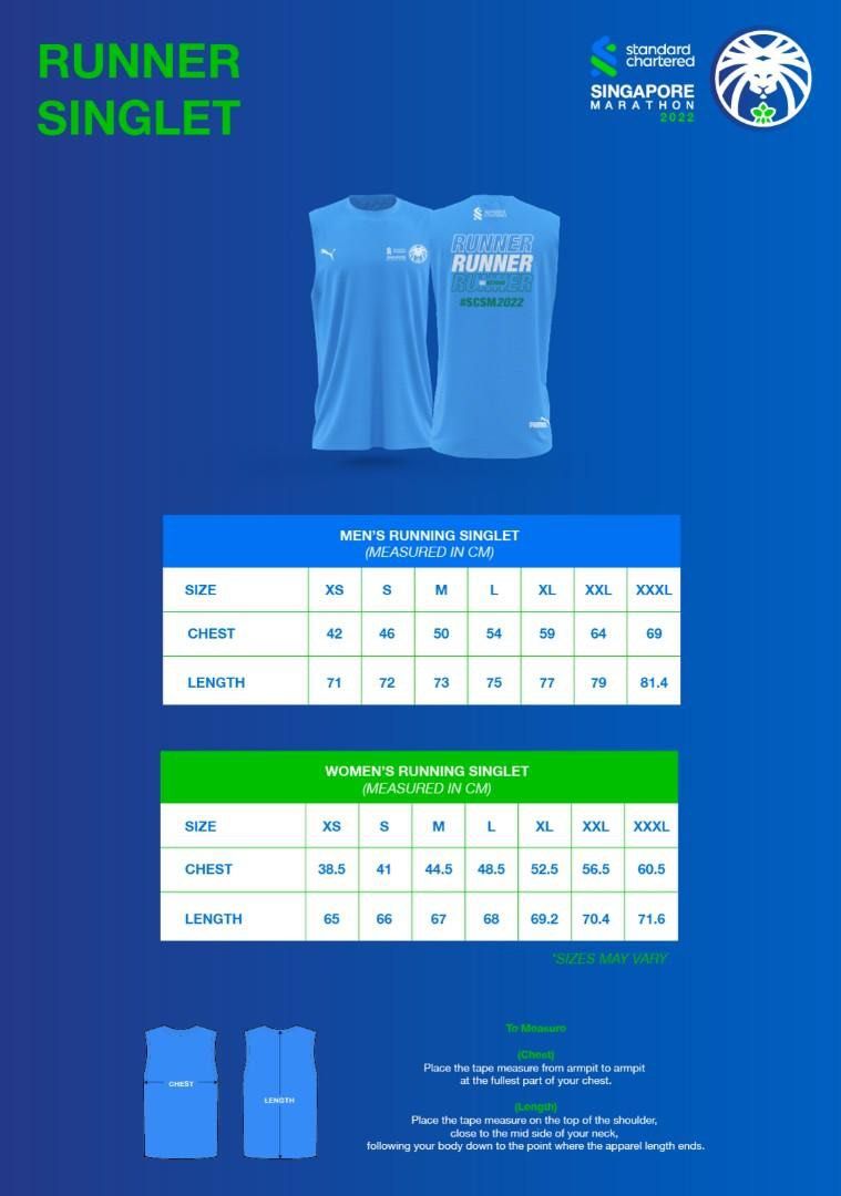 Standard Chartered Singapore Marathon 2022 (Official Running singlet ...