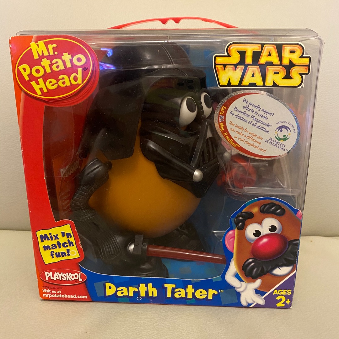 STAR WARS @fficial Hasbro Playskool Darth Tater Vader Mr. Potato Head ...