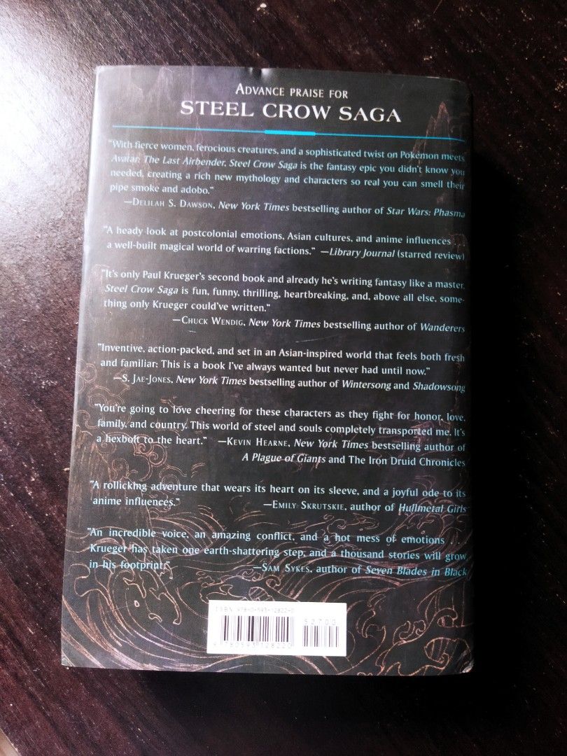 Steel Crow Saga by Paul Krueger HB (Fil-Am author), Hobbies & Toys ...