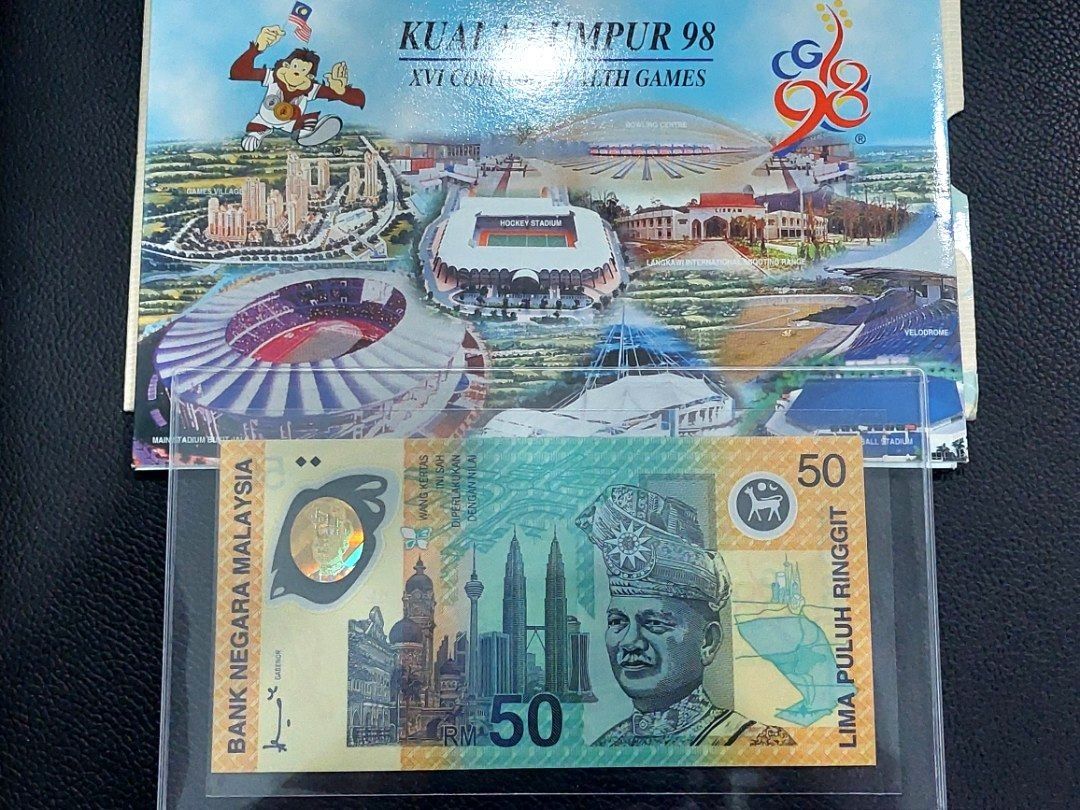 Sukom 000758 Low Number Rm50 Malaysia commemorative banknote, Hobbies & Toys, Collectibles ...