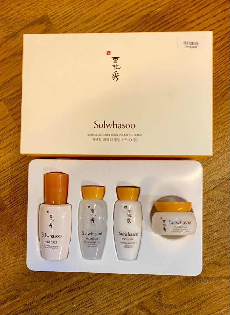 Sulwhasoo Essential Daily Routine Kit ( 4 items ), Beauty & Personal Care, Face, Face Care on ...