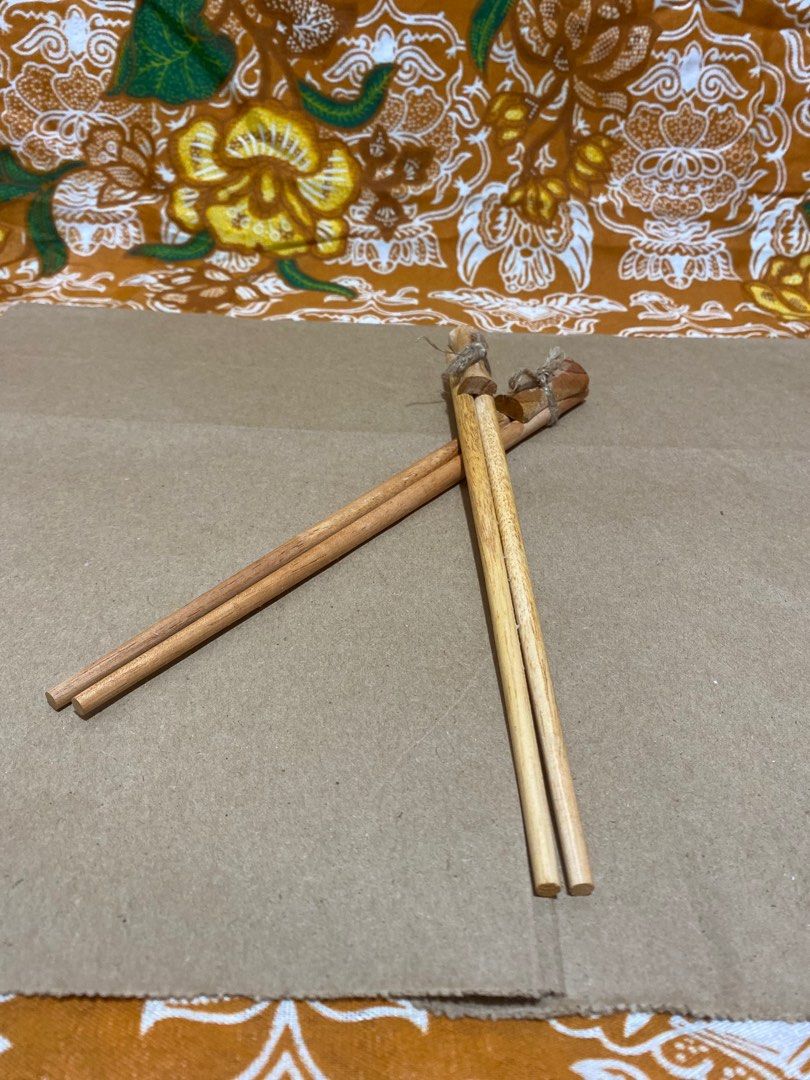 Sumpit Kayu Mahoni, Desain & Kerajinan Tangan, Lainnya di Carousell